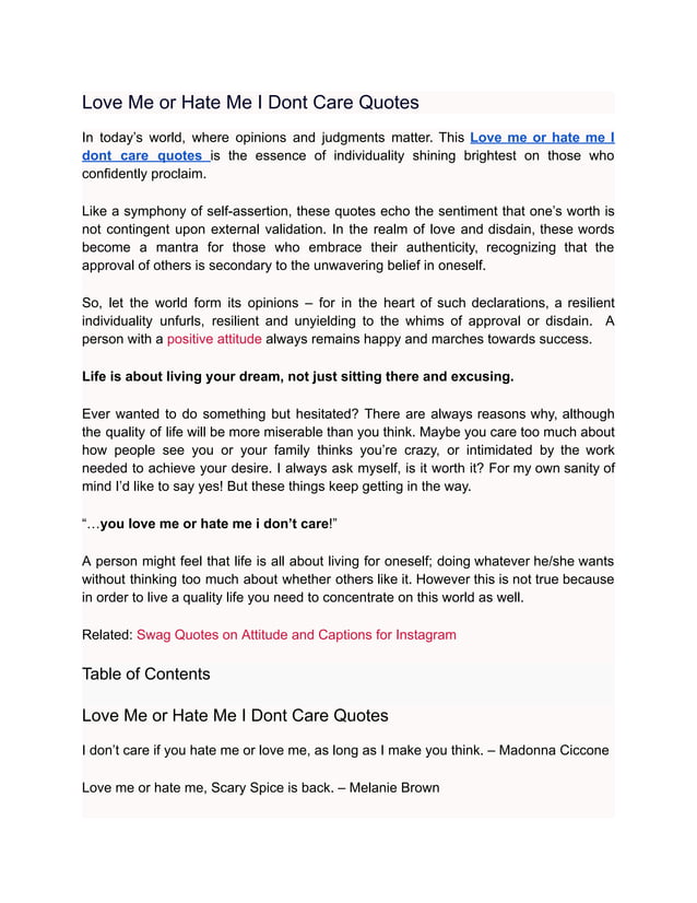 Love Me or Hate Me I Dont Care Quotes.pdf