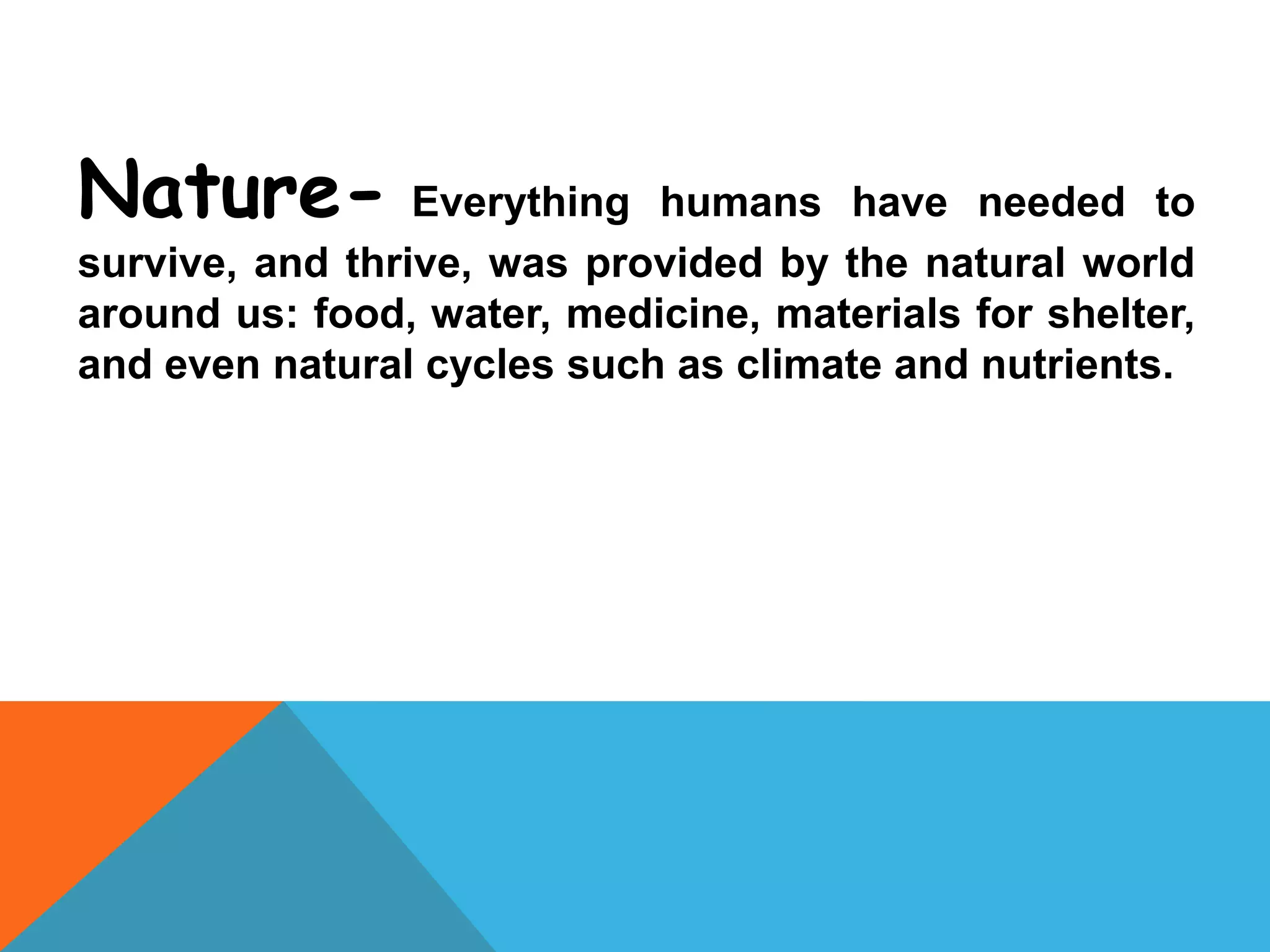 Love mother nature | PPTX