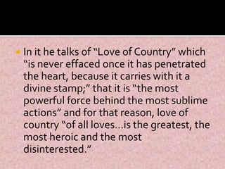 Love of country | PPTX