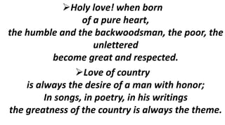 Love of country | PPTX