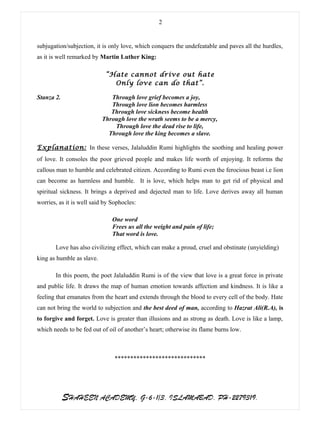 Love-An Essence of All Religions | DOC