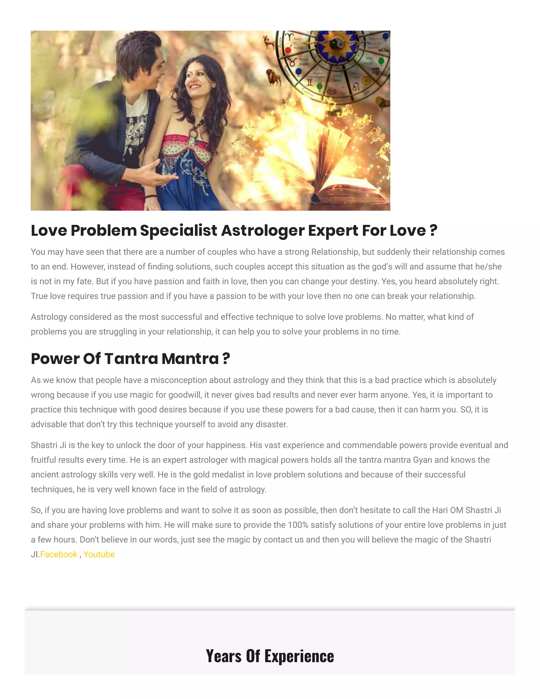 Love problem solution | PDF