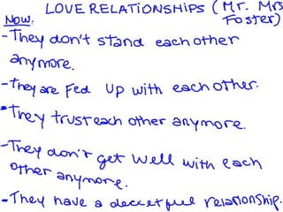 Love relationships mr. and mrs. foster | PDF
