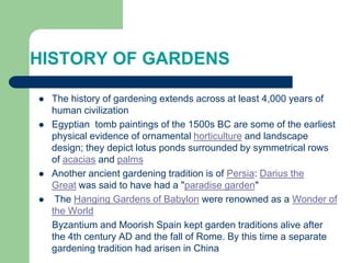 gardens of the world | PPTX