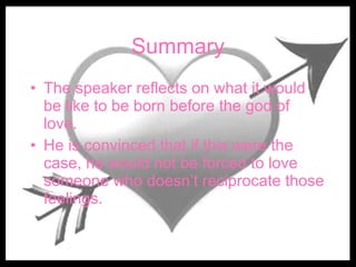 Love's Deity | PPT
