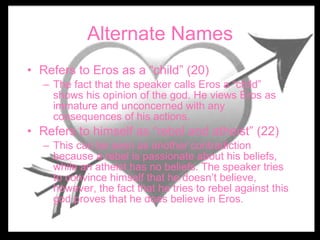 Love's deity 1 | PPT