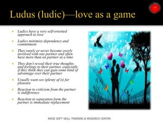 Love = six styles of love | PPT