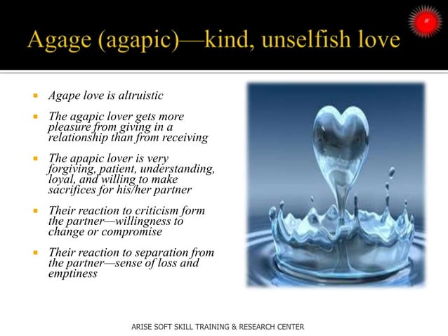 Love = six styles of love | PPT
