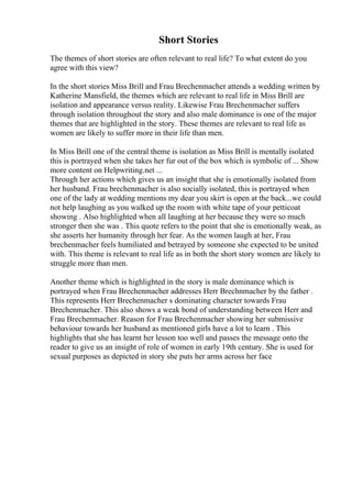 Love Story Essay | PDF