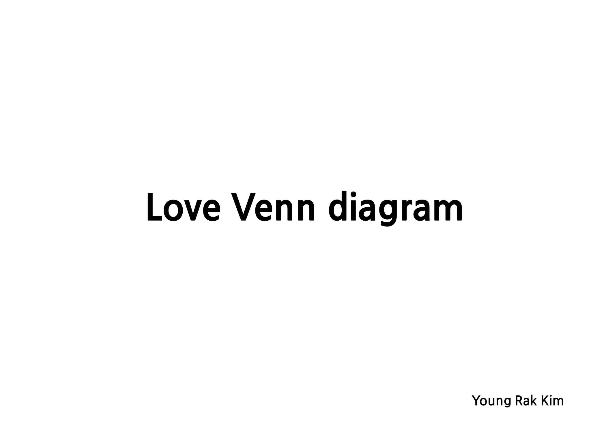 Love Venn Diagram | PPT