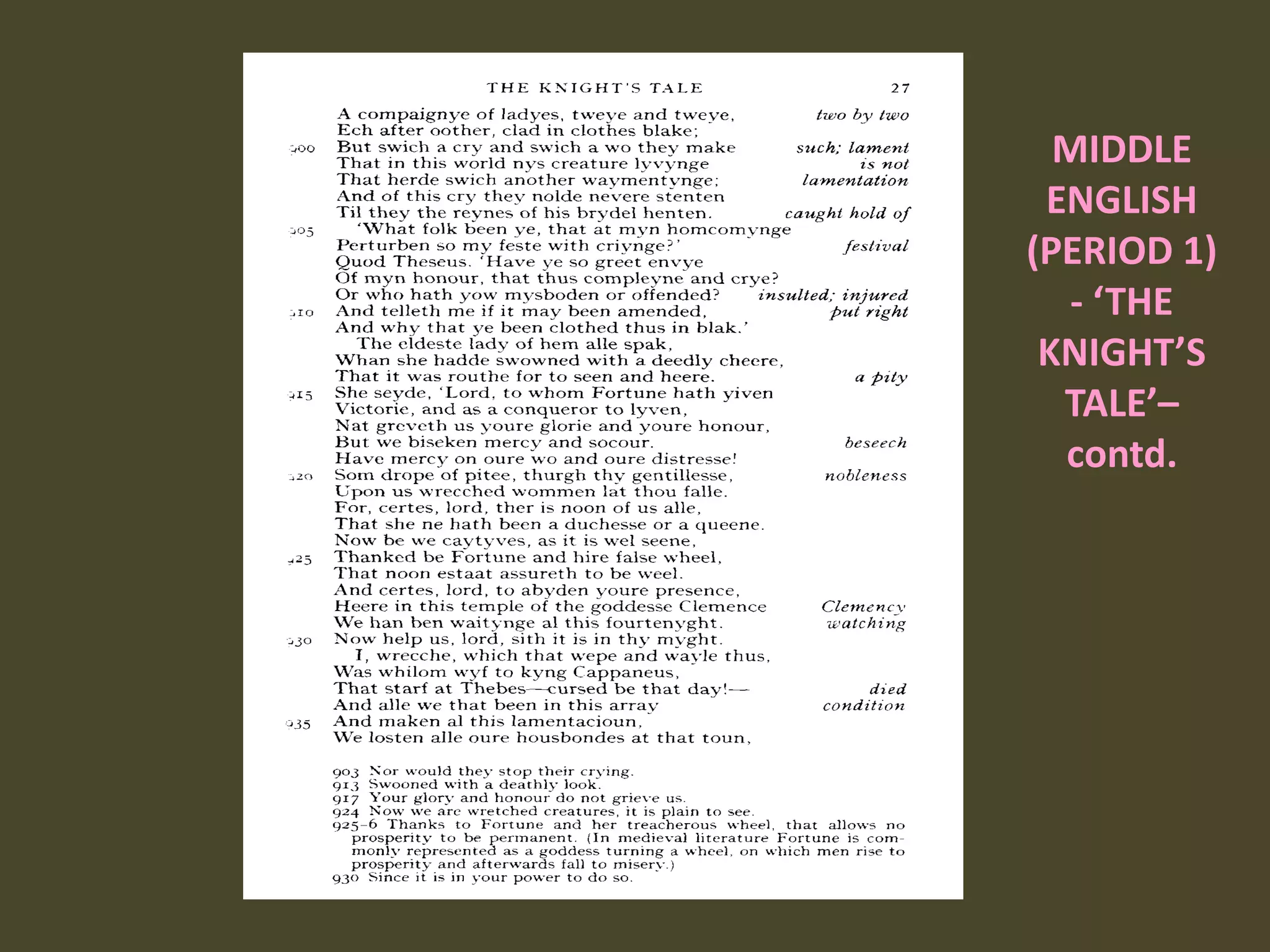 Love through the ages texts overview student work | PPTX