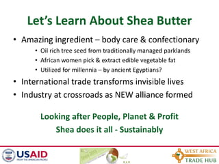 The Shea Industry in a Nutshell | PDF