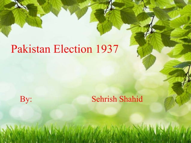 Election 1937 | PPTX | Sikhism | Religion & Spirituality