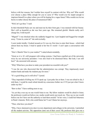 LOVE VERSUS POLITICS | PDF | Elections | Politics