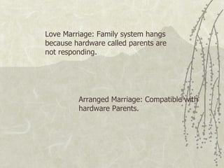 Love Vs Arranged Marriage | PPT