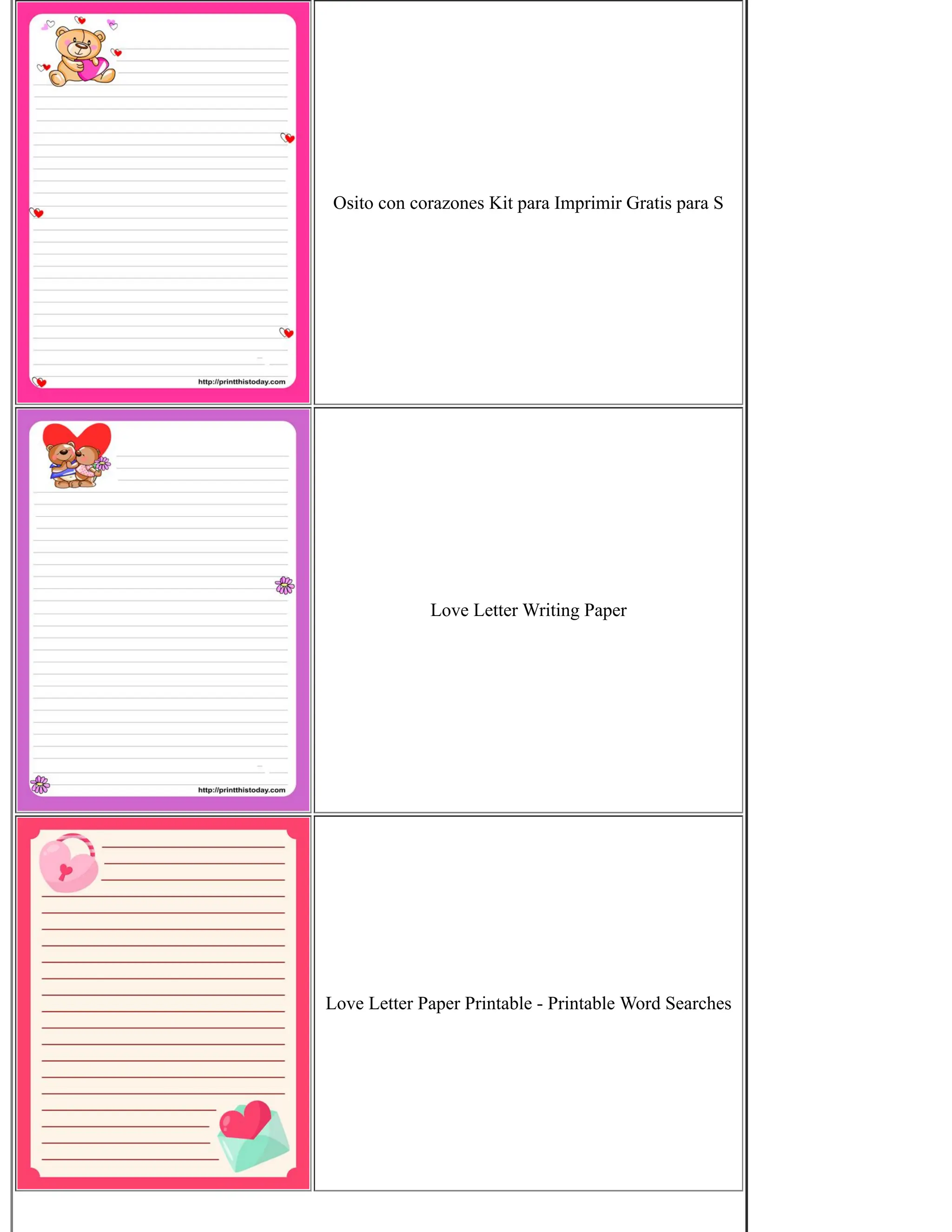 Love Writing Paper | PDF