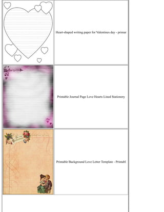 Love Writing Paper | PDF