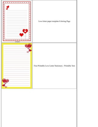 Love Writing Paper | PDF