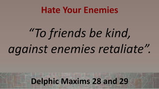 Jesus Said_Red Letter Summer_Love your Enemies | PPTX