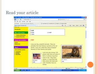 Love your library databases animals | PPT