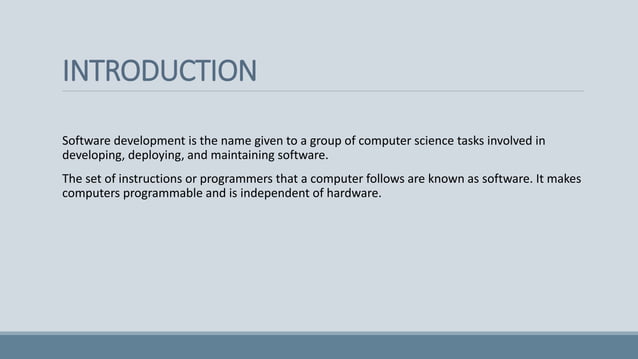Software Development | PPT