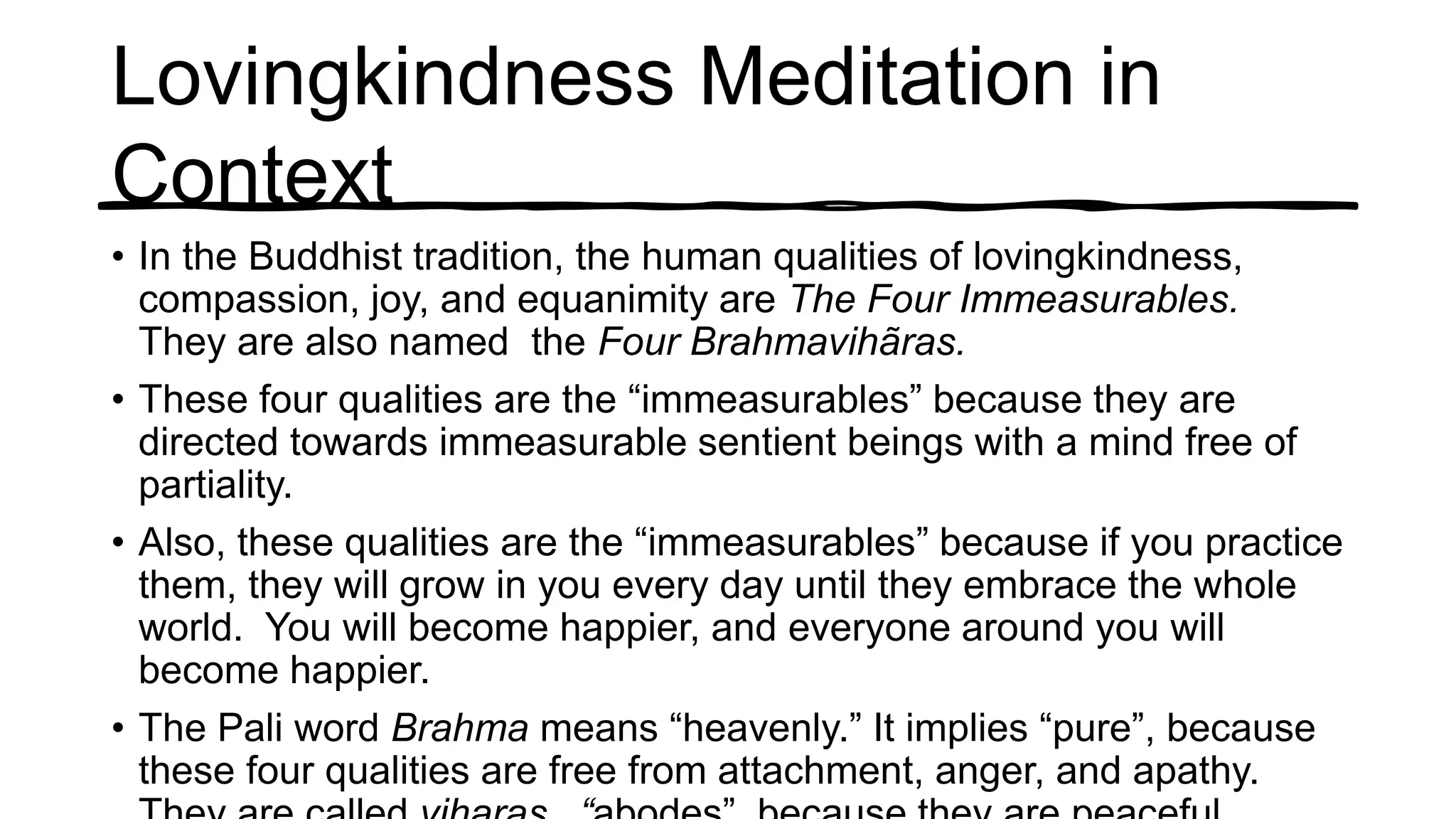 Lovingkindness meditation | PPT