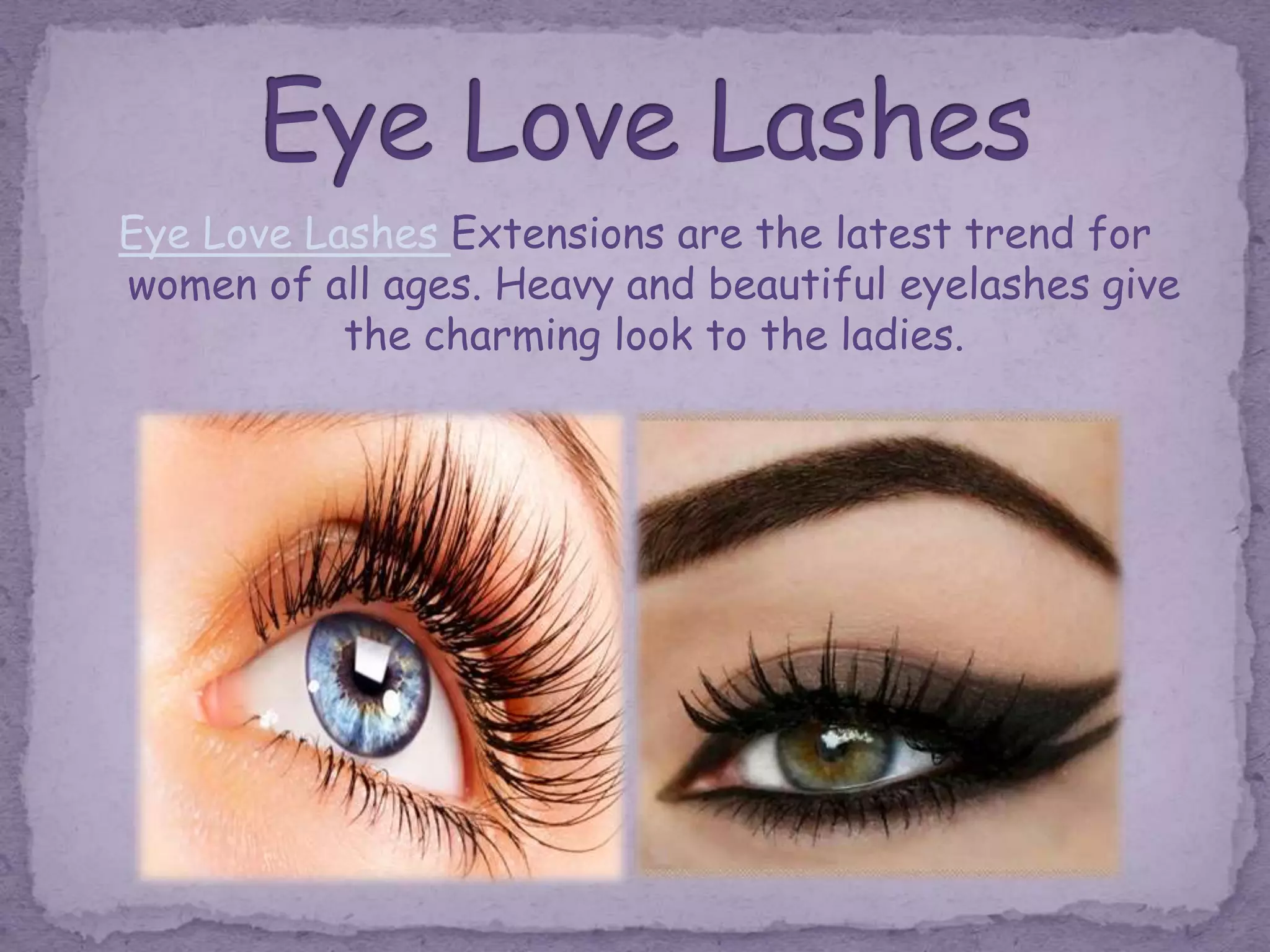 Love your Lashes | PPTX