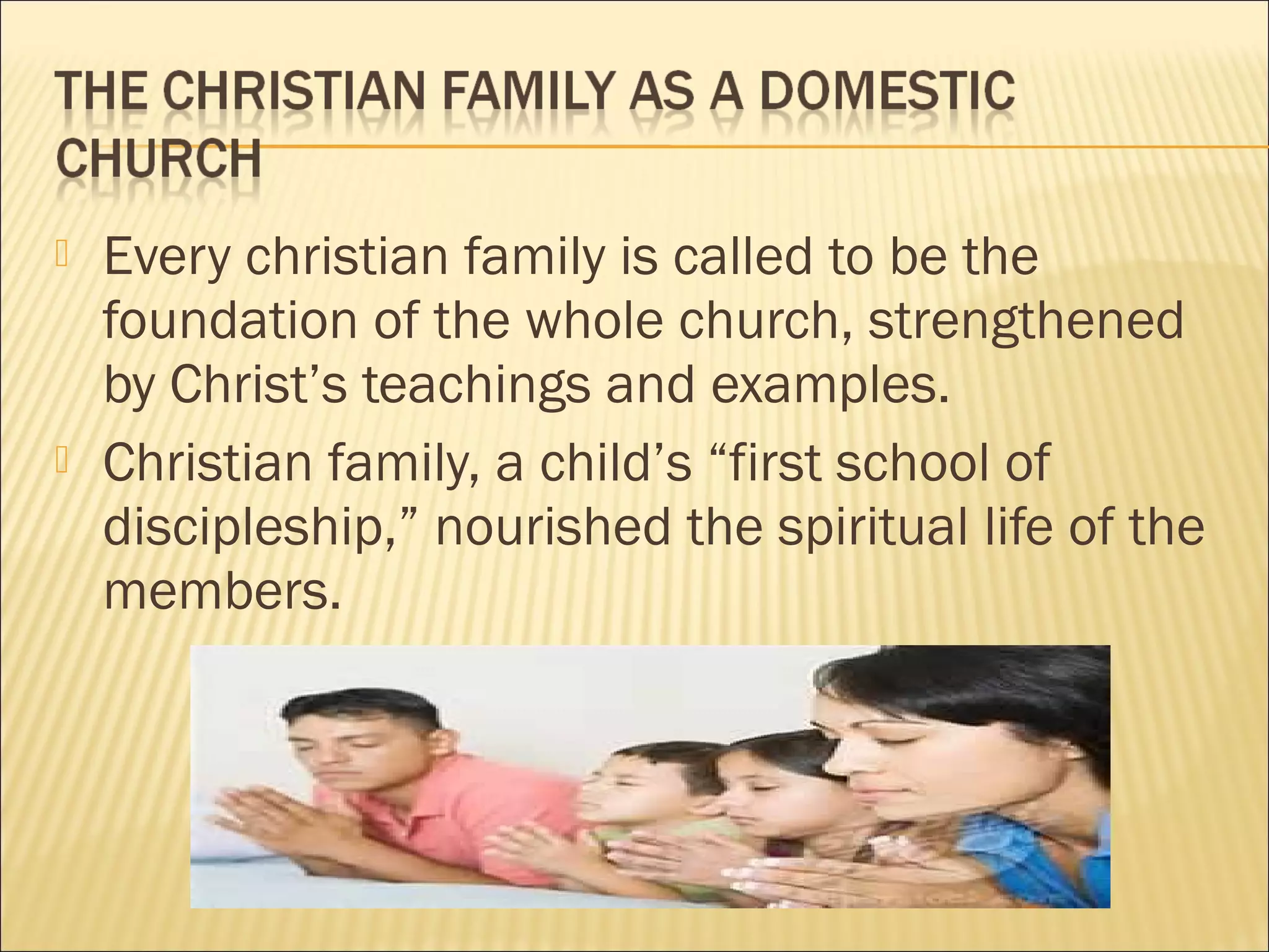 Loving Our Christian Family | PPT
