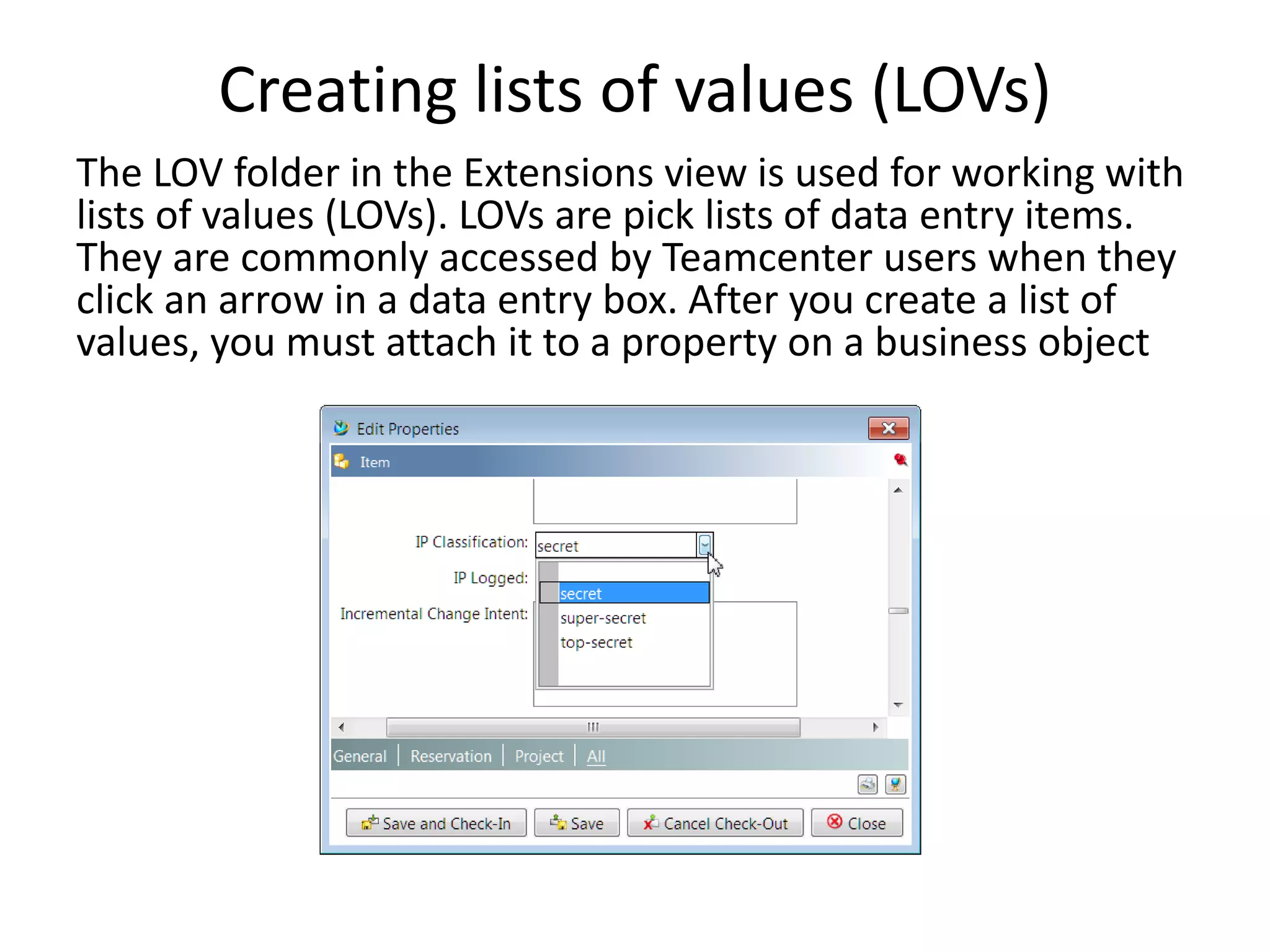 List of values Best Practices | PDF