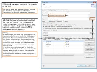 List of values Best Practices | PDF