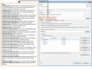 List of values Best Practices | PDF