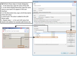 List of values Best Practices | PDF