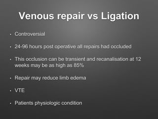 Lower Limb Vascular Trauma - Brief | PPT