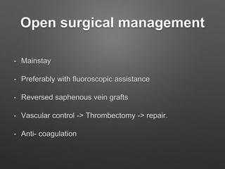 Lower Limb Vascular Trauma - Brief | PPT
