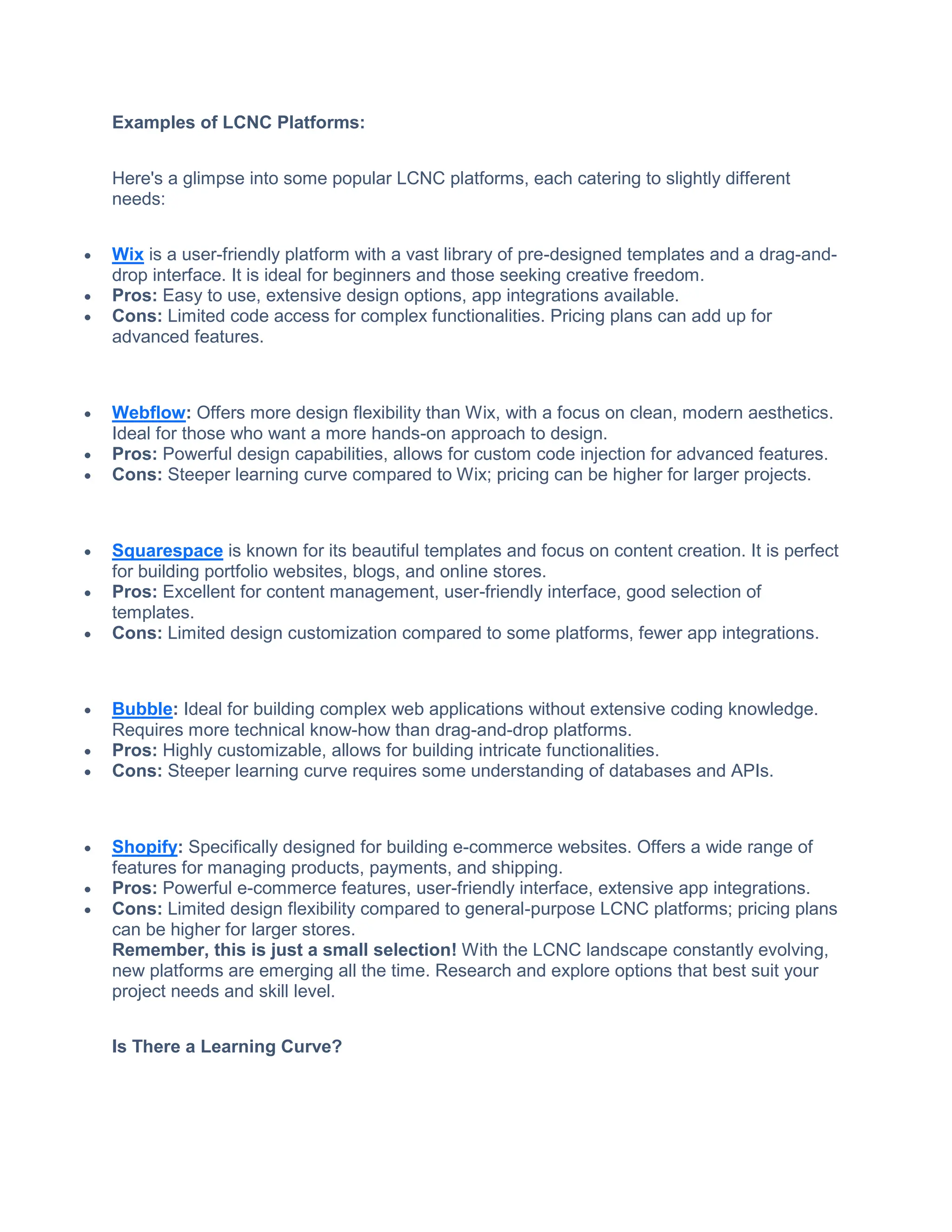Low-Code and No-Code Development (LCNC) Platforms | PDF | Web Development | Internet