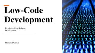 Low-Code Development presentation ppt .pptx