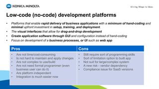 Low code development platform | PPTX