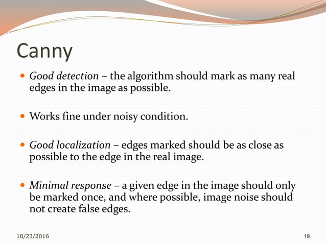 Low level feature extraction - chapter 4 | PPT