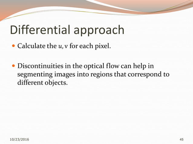 Low level feature extraction - chapter 4 | PPT