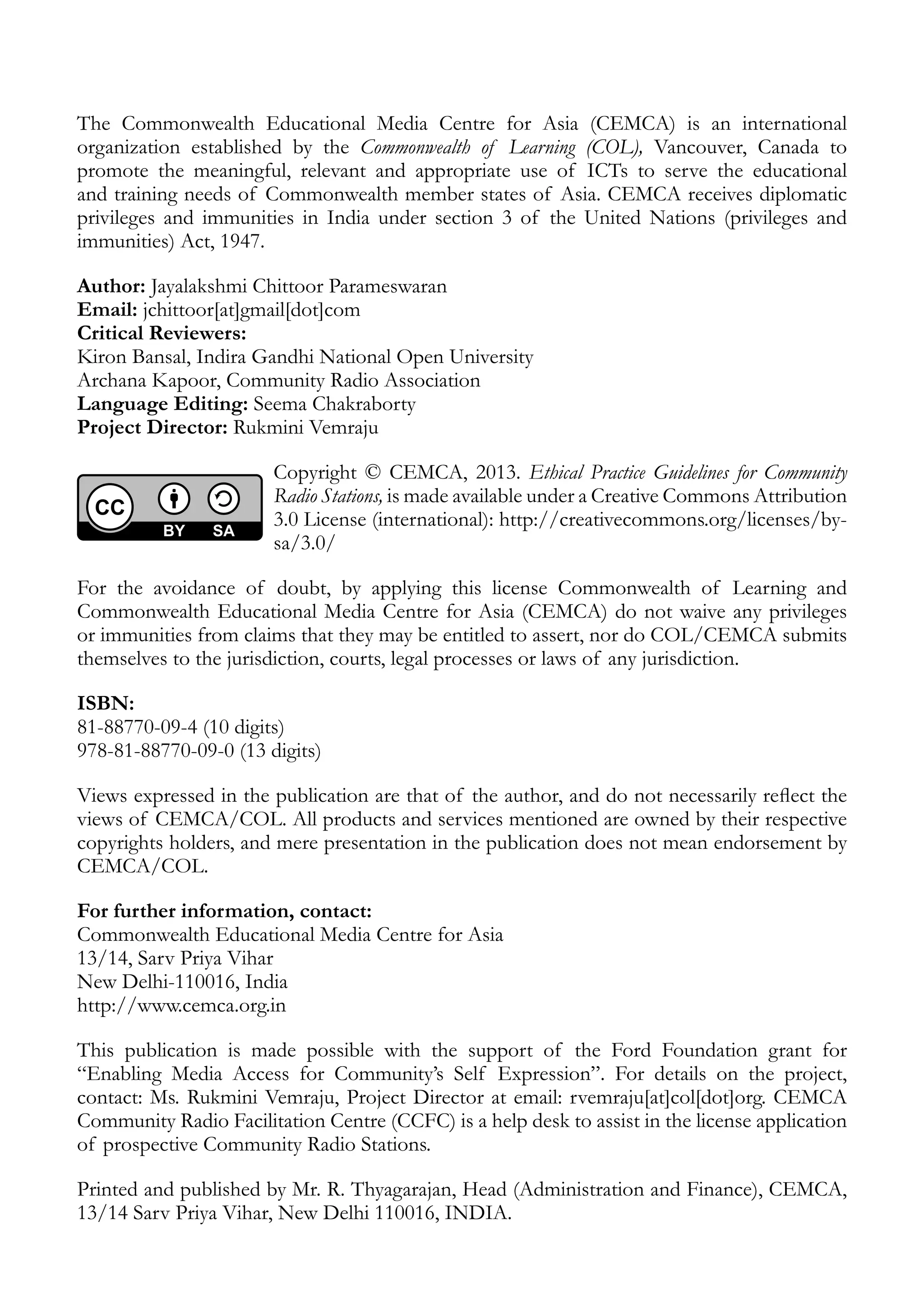 Ethical Practice Guidelines for Community Radio Stations | PDF