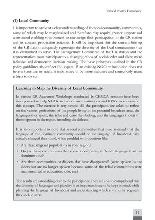 Ethical Practice Guidelines for Community Radio Stations | PDF