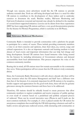 Ethical Practice Guidelines for Community Radio Stations | PDF