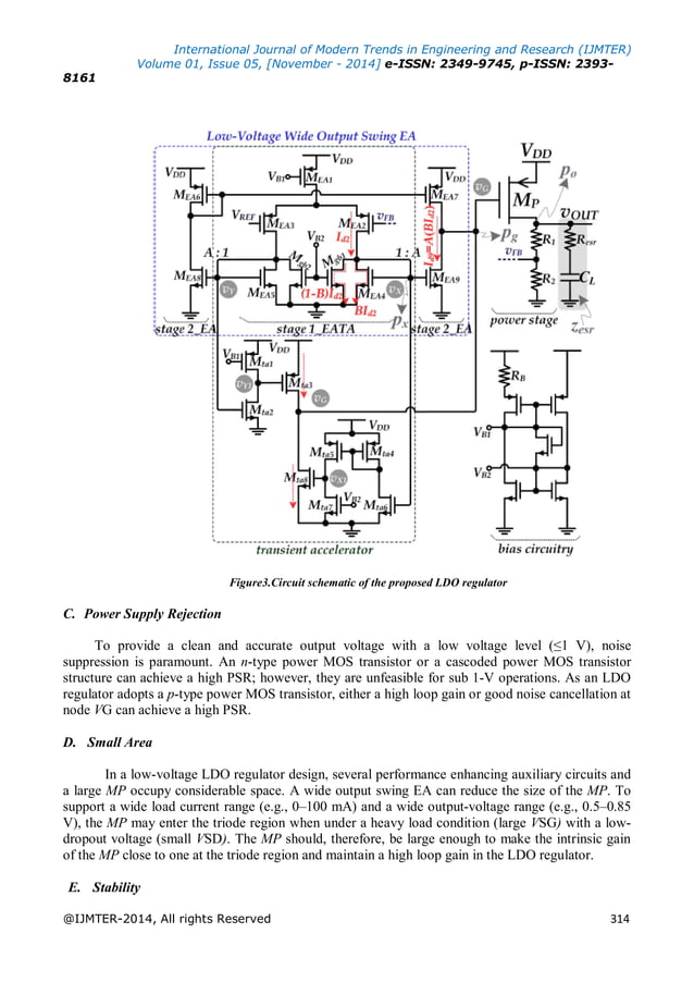 LOW VOLTAGE LOW DROPOUT REGULATOR USING CURRENT SPLITTING TECHNIQUE | PDF