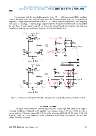 LOW VOLTAGE LOW DROPOUT REGULATOR USING CURRENT SPLITTING TECHNIQUE | PDF