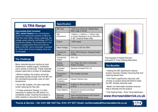 Low Voltage Ultra Ibc Heating Jacket Spec Sheet | PDF