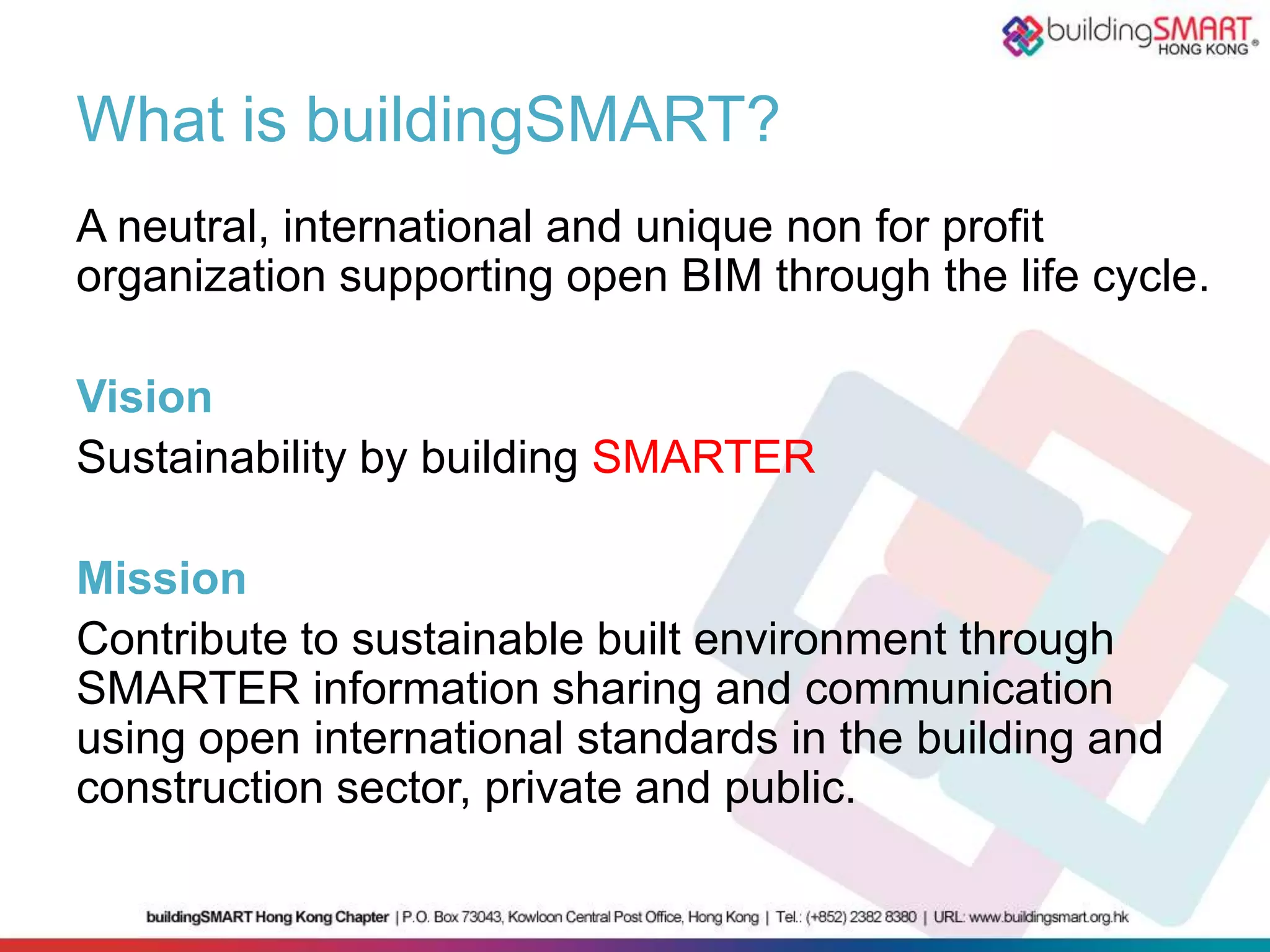 buildingSMART Hong Kong Introduction | PPT
