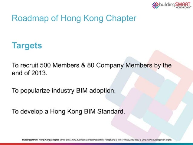 buildingSMART Hong Kong Introduction | PPT