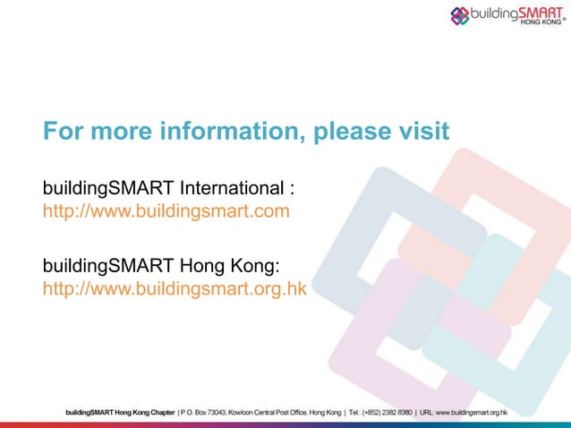 buildingSMART Hong Kong Introduction | PPT