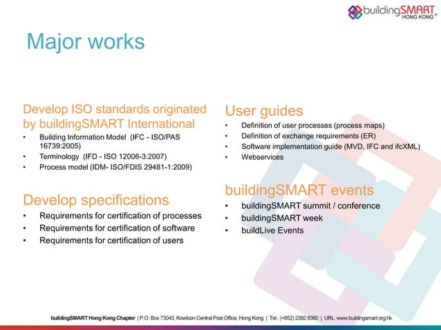 buildingSMART Hong Kong Introduction | PPT