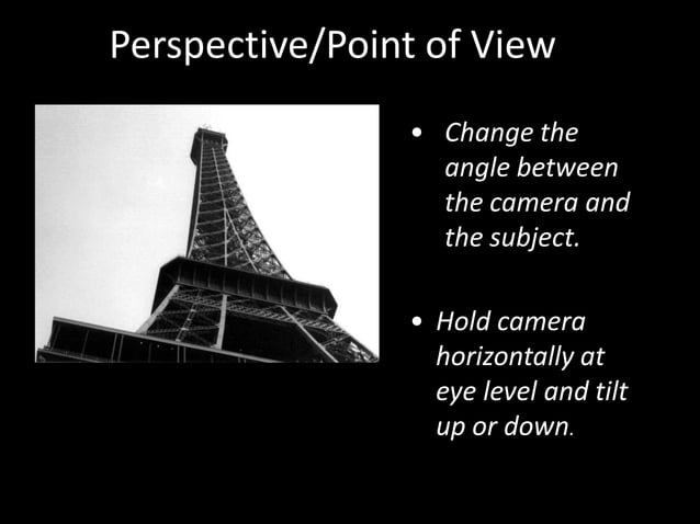 Low and high viewpoint | PPT